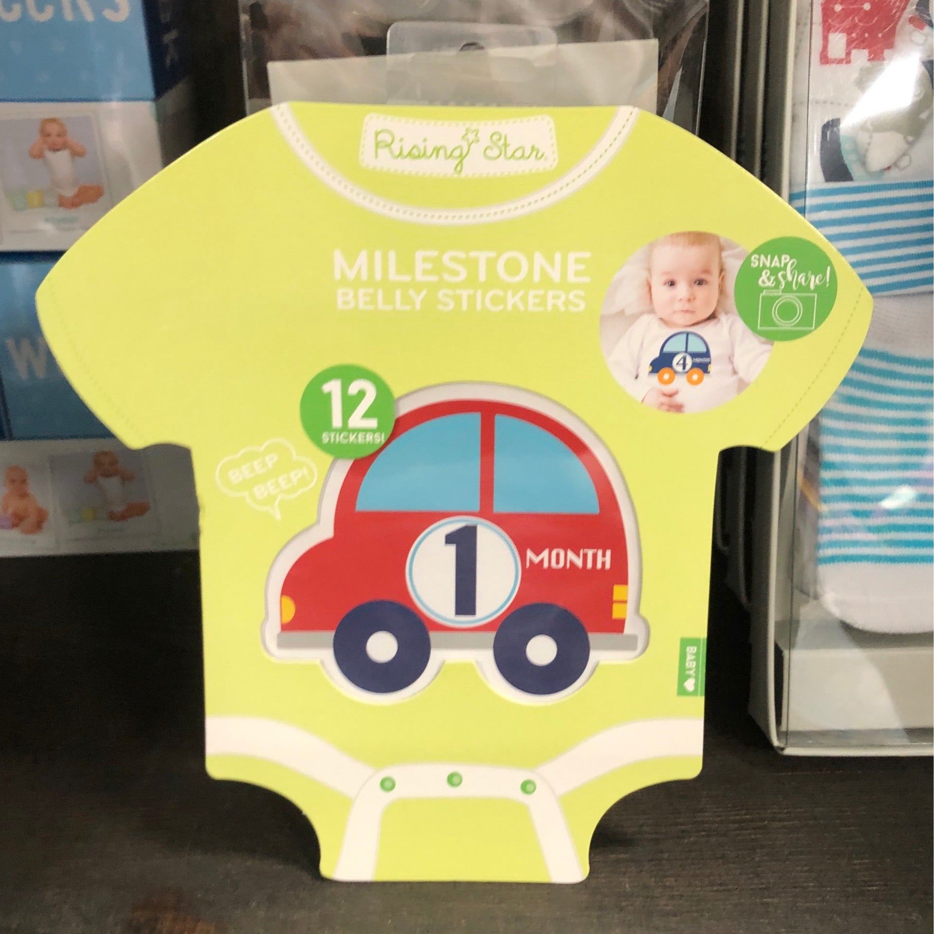 Milestone Belly Stickers - Cars | KiCam Boutique